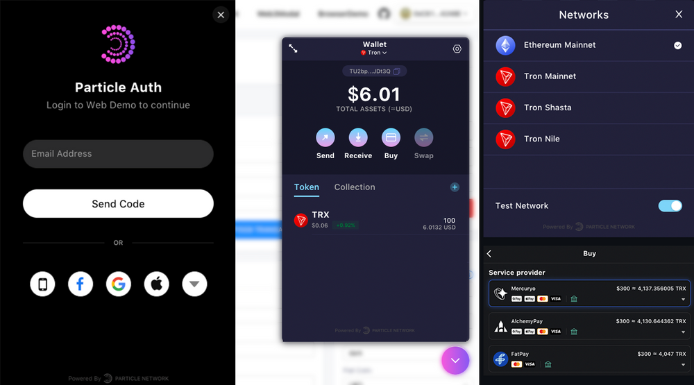 Particle Network Adds Tron Support: Development Solutions