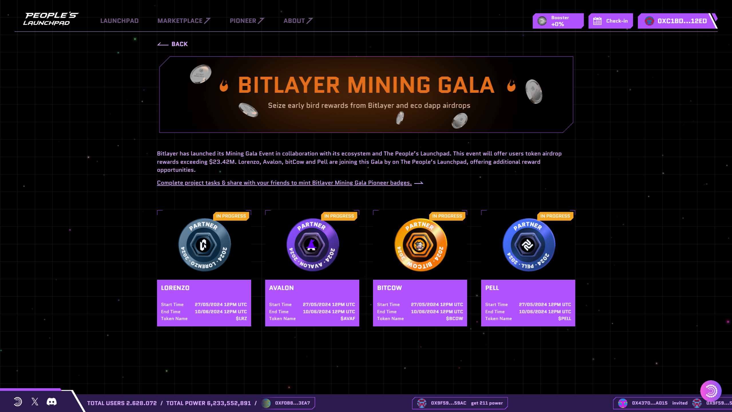 The Bitlayer Mining Gala is Live on our Launchpad!